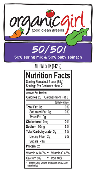 50/50 salad blend | organicgirl