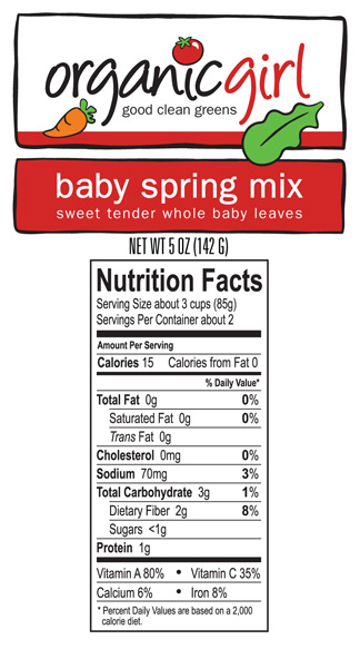 baby spring mix salad blend | organicgirl